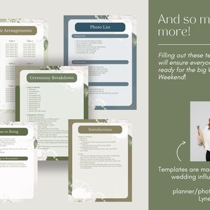 Week-of Wedding Guide Template - Etsy