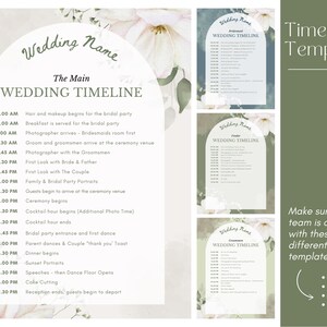 Week-of Wedding Guide Template - Etsy