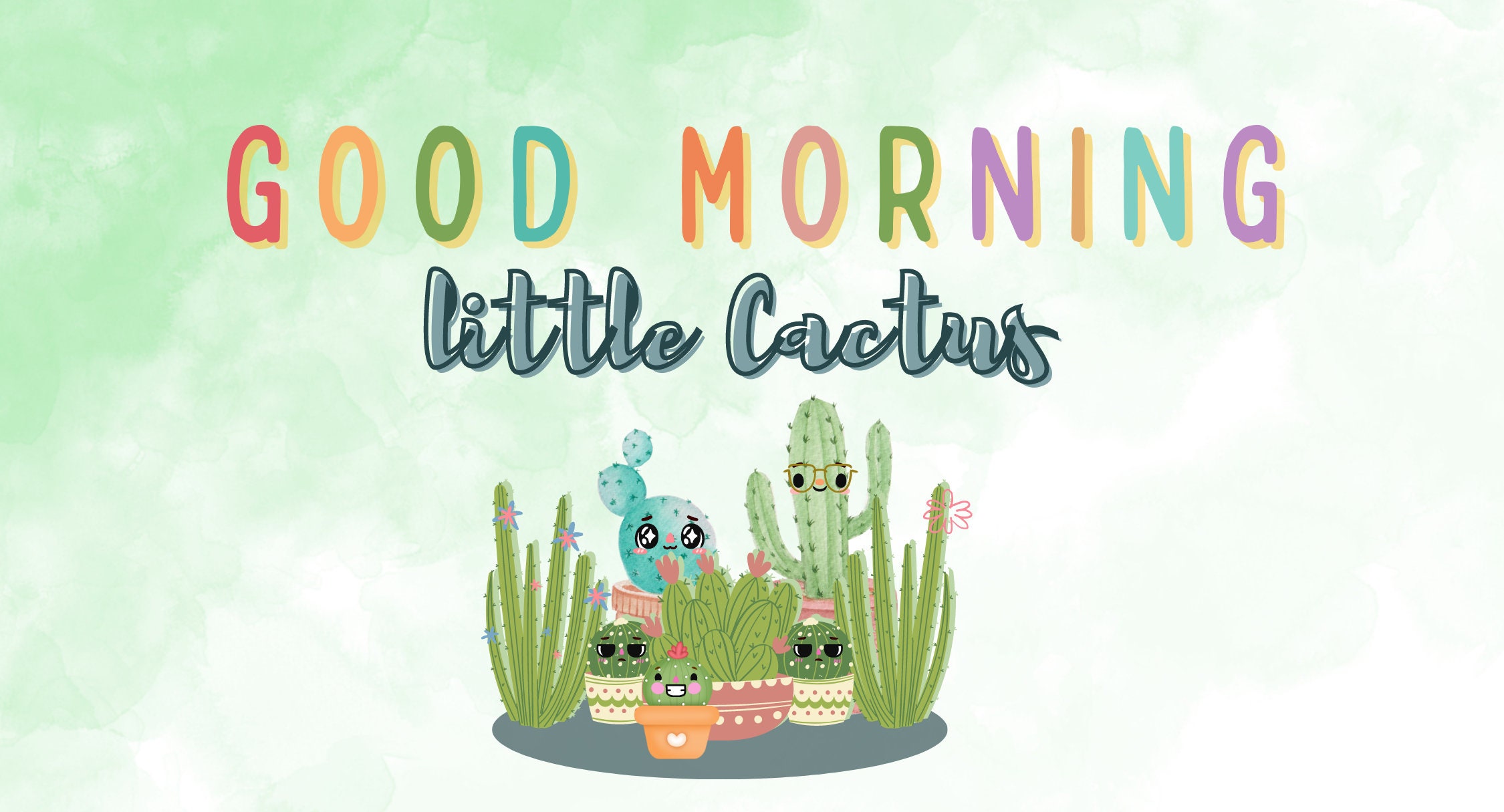 15 Slides GREEN CACTUS EDITABLE Classroom Slides Template | Teacher ...