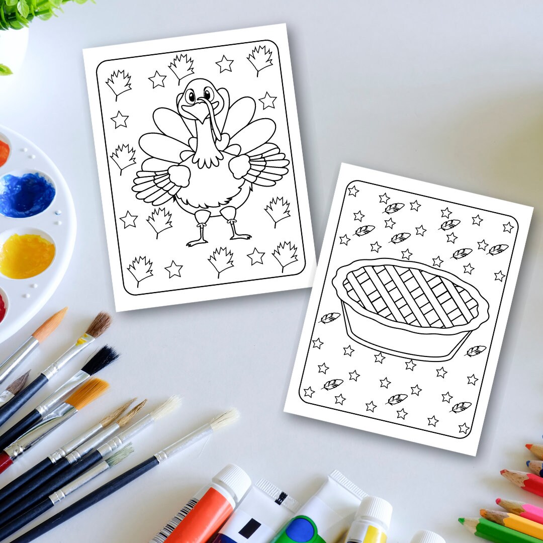 Thanksgiving Coloring Sheets for Kids, Thanksgiving Coloring Pages for ...