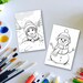 Winter Coloring Pages for Kids, Fun Holiday Coloring for Kids - Etsy