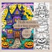 Halloween Coloring Book for Kids, Digital Download - Etsy