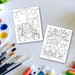 Winter Coloring Pages for Kids, Cute Gnome Winter Coloring Pages - Etsy