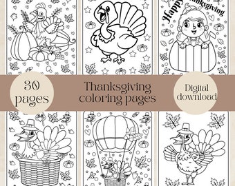 Thanksgiving Coloring Pages for Kids, Thanksgiving Coloring Sheets ...