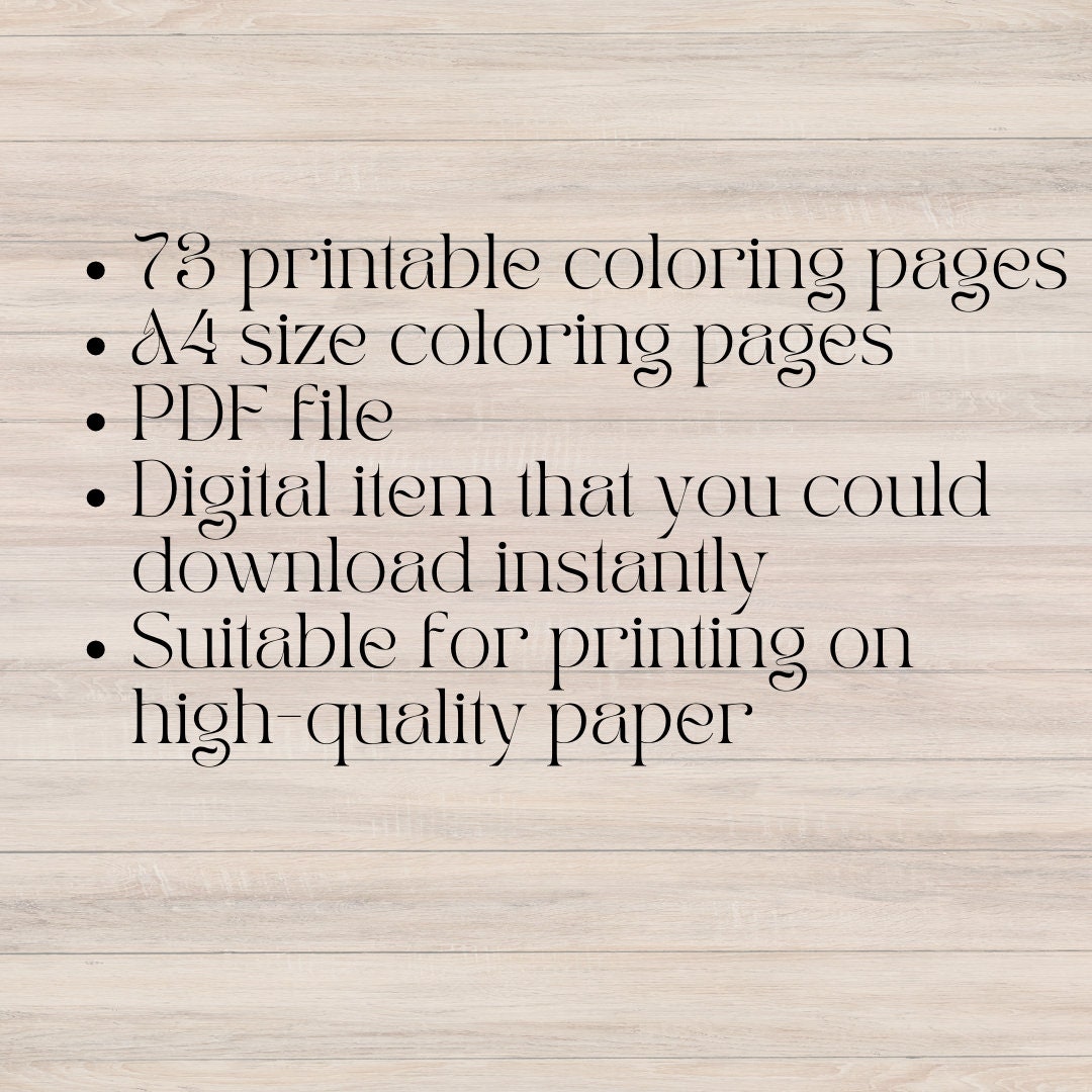 Halloween Coloring Book for Kids, Digital Download - Etsy