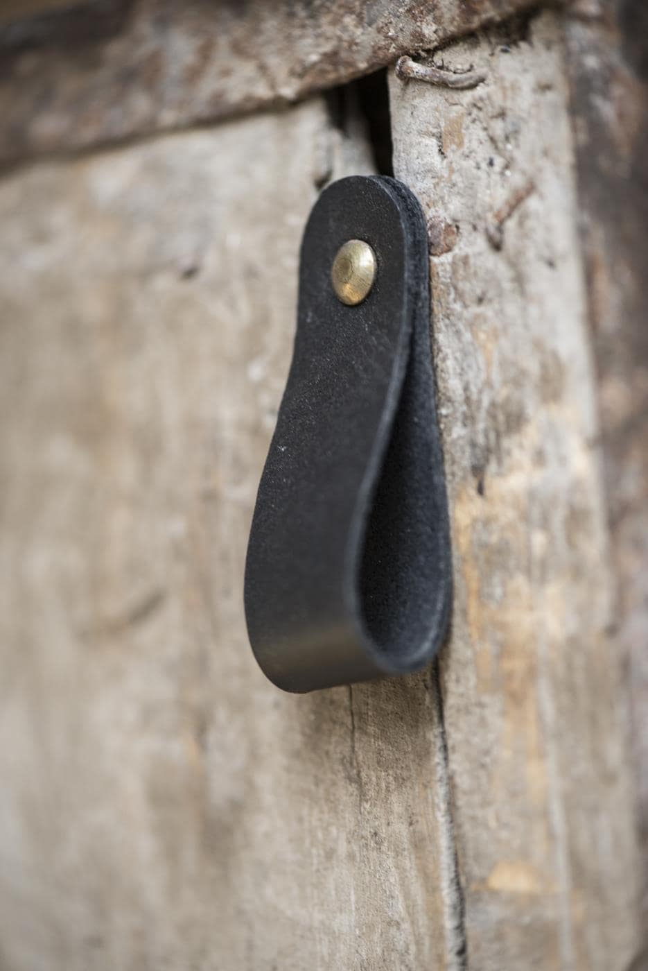 Elegant Black Leather Strap Handle With Brass Screw, 7.5x2cm – Perfect ...