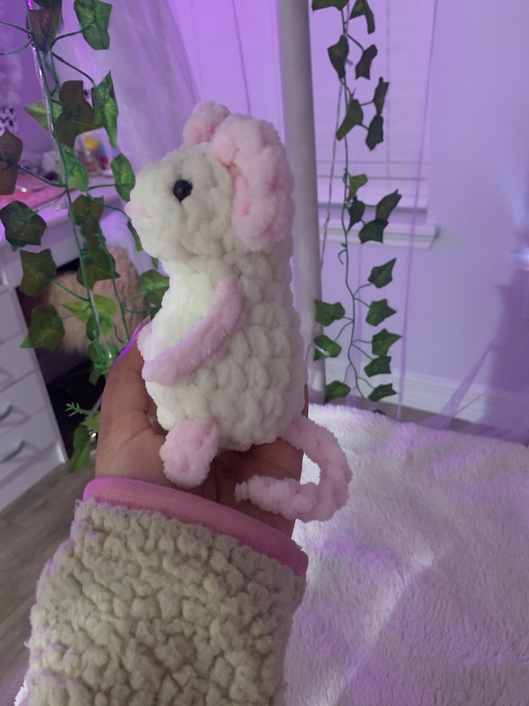 READY TO SHIP Cute Mouse/rat Plushie- Emotional Support Plush ...