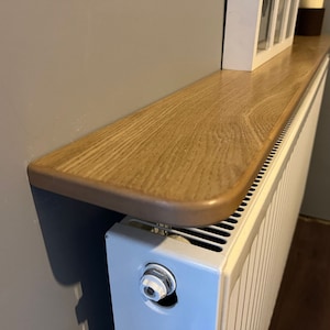 Light Oak Veneered MDF Plain Roundover Radiator Shelf - Etsy