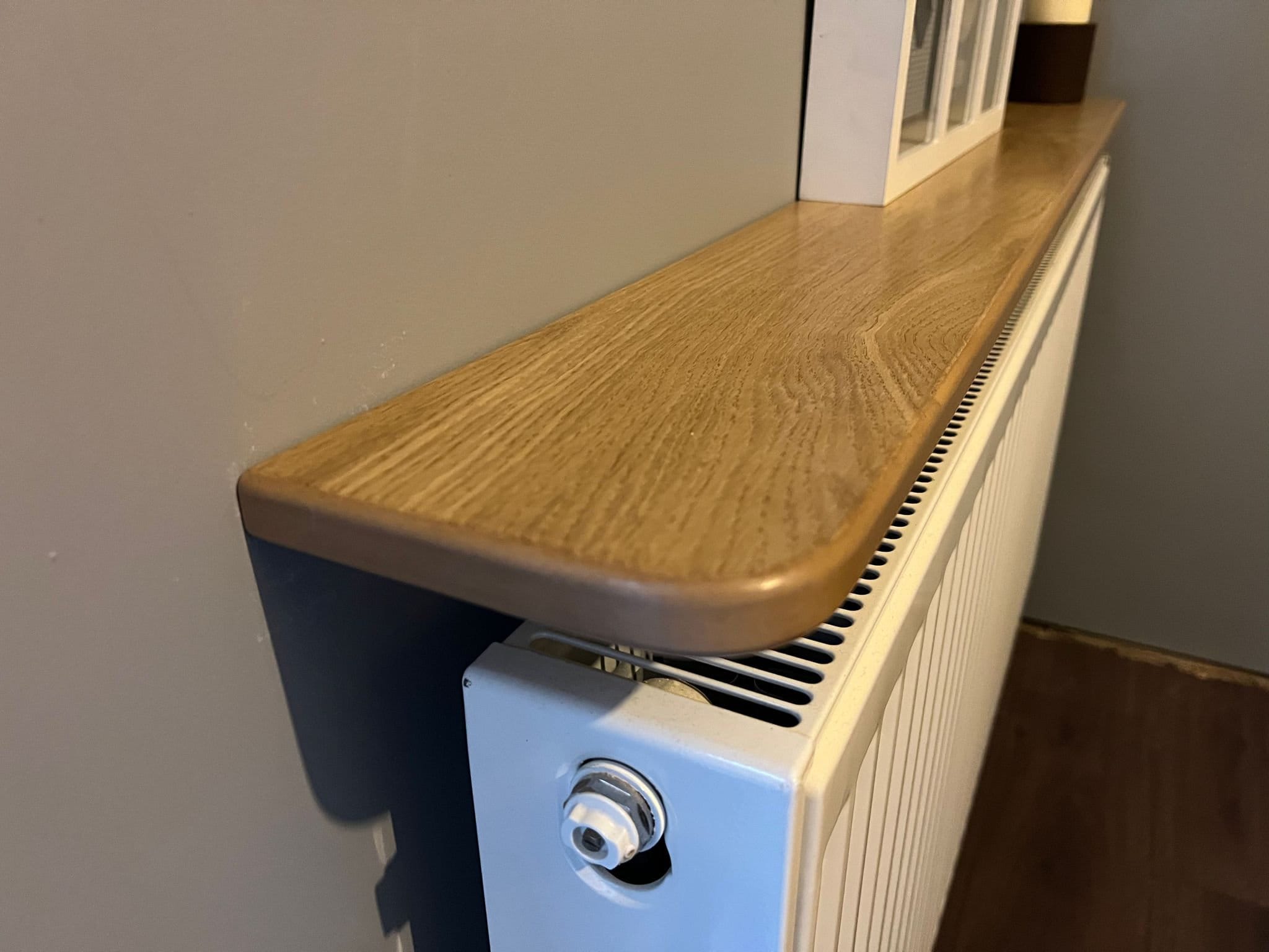 Light Oak Veneered MDF Plain Roundover Radiator Shelf - Etsy