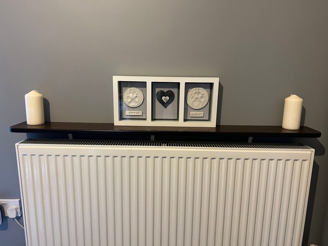 Dark Oak Veneered MDF Plain Roundover Radiator Shelf - Etsy