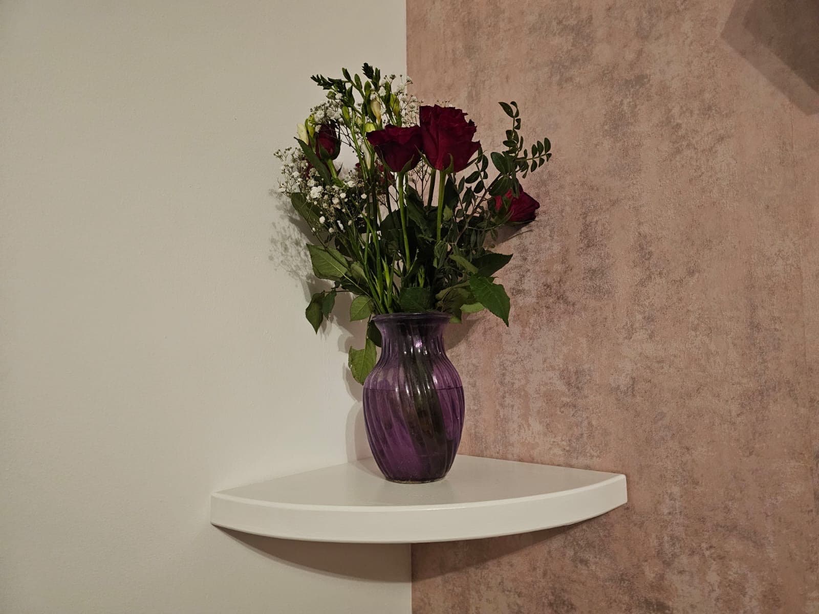 Round Floating MDF Corner Shelf - Etsy