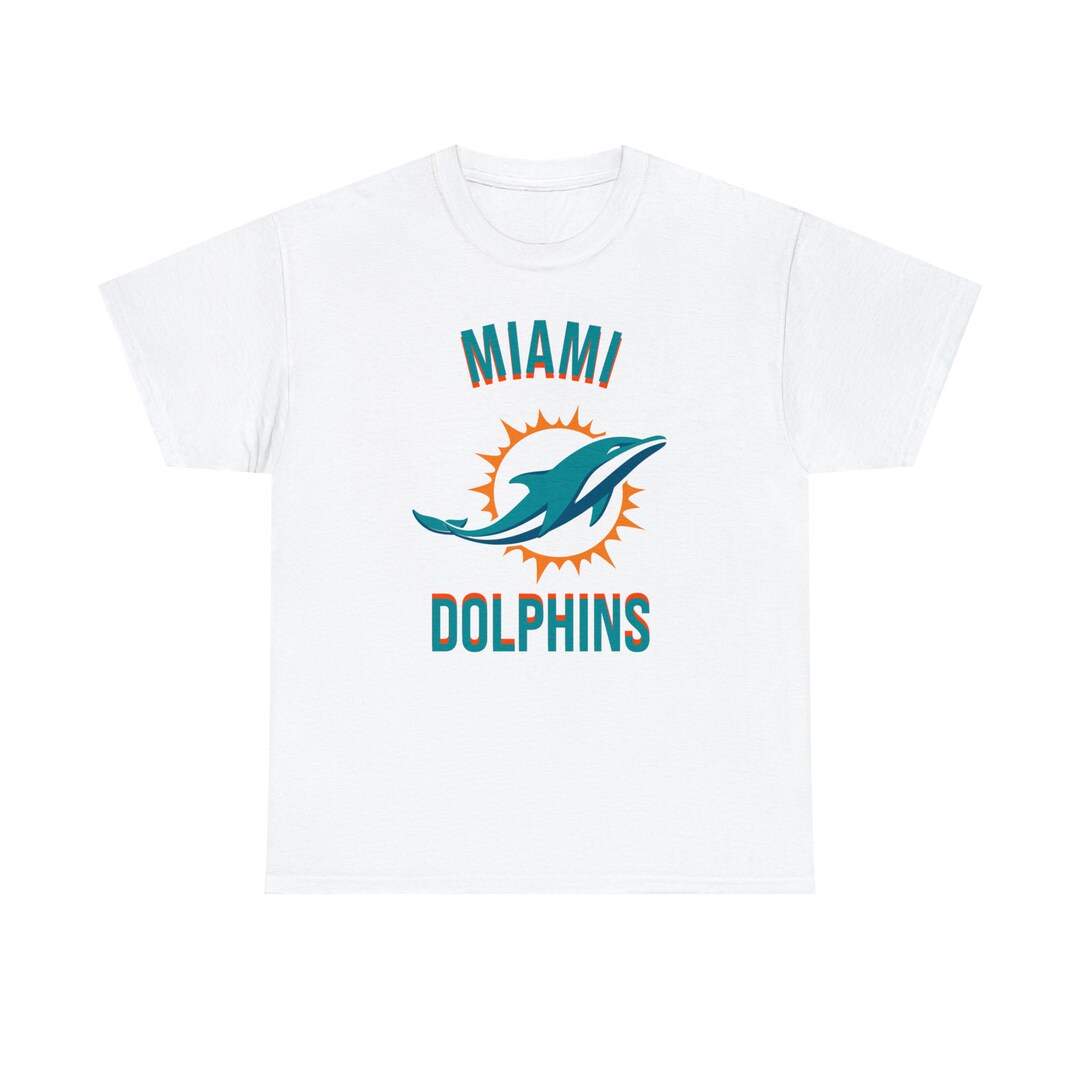 Miami Dolphins Gift for Him Football Fan Dolphins Graphic T Shirt Gift ...