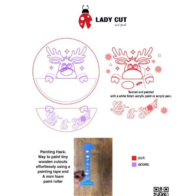 SVG & XCS File for Xtool/laser Cutting, Winter Snow Sign – Cricut ...