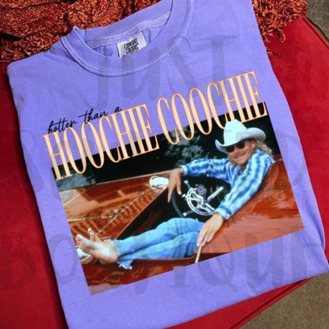 Hotter Than A Hoochie Coochie, Graphic T-shirt/crewneck, 90s Country ...