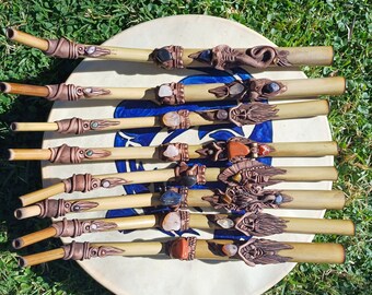 Snake Serpent Figure Tepi Made of Palo Sangre Decorated With Chambira ...