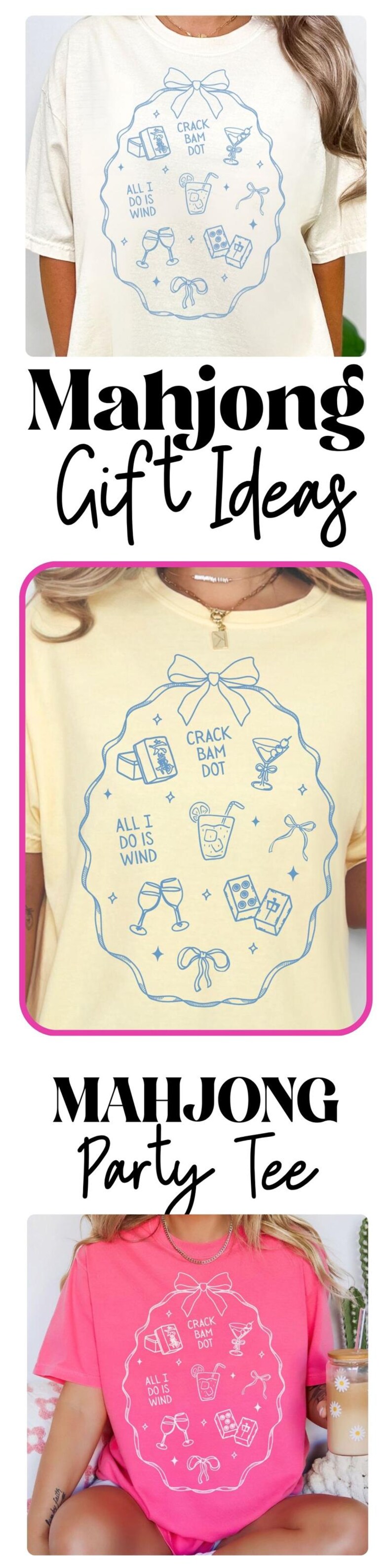 Doodle Mahjong Party Shirt Mahjong Birthday Birthday Gift Mahj ...