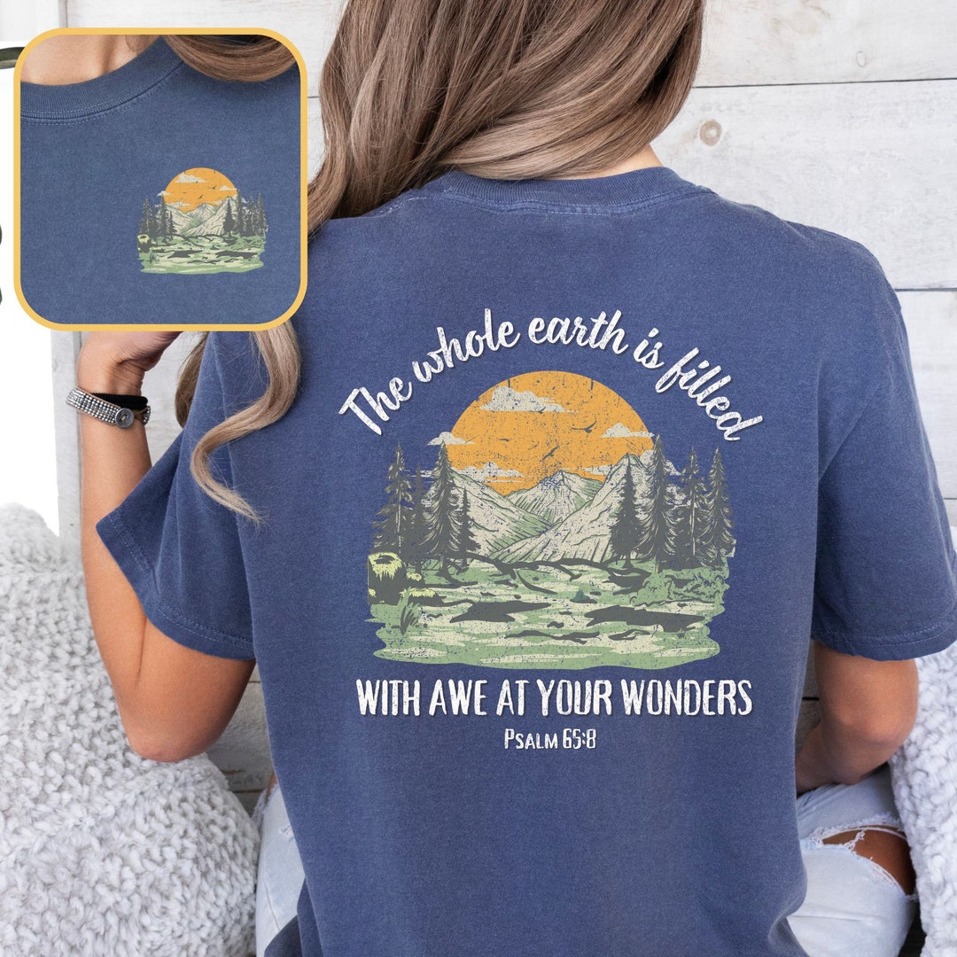 Mountain Christian Gift Apparel Faith Based Shirt Vintage Christian ...