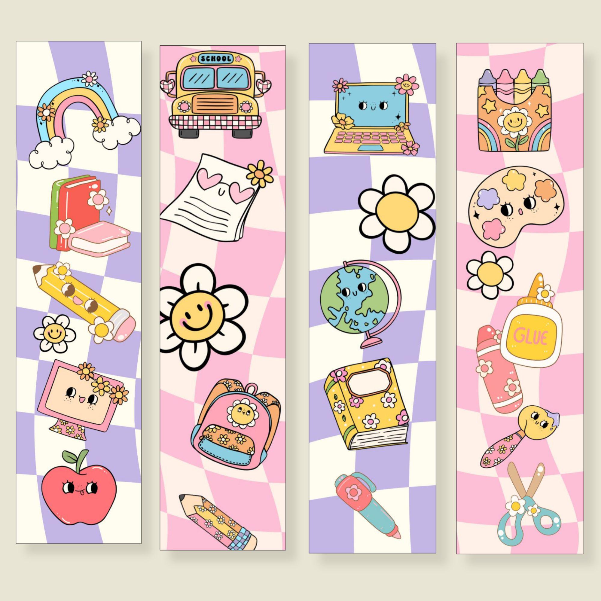 Teacher Printable School Bookmark Bundle Teacher Classroom Bookmark for ...