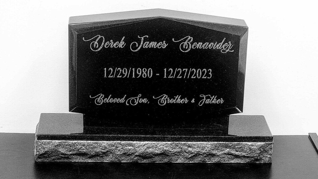 Blank Mini Upright Headstone for Laser Etching, Memorial Stone, Pet ...