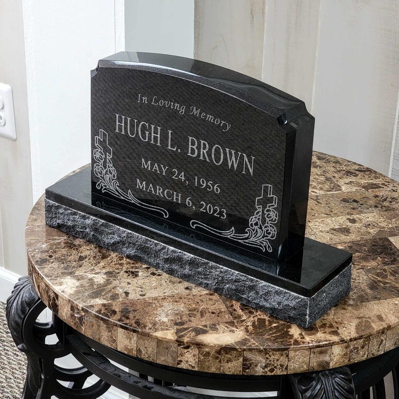 Blank Mini Upright Headstone for Laser Etching, Memorial Stone, Pet ...