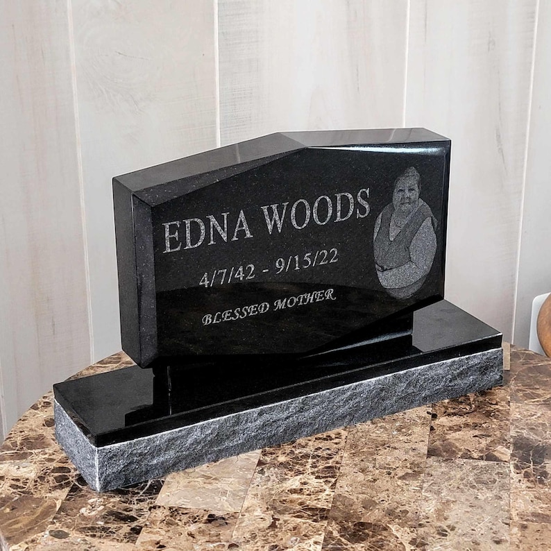 Blank Mini Upright Headstone for Laser Etching, Memorial Stone, Pet ...