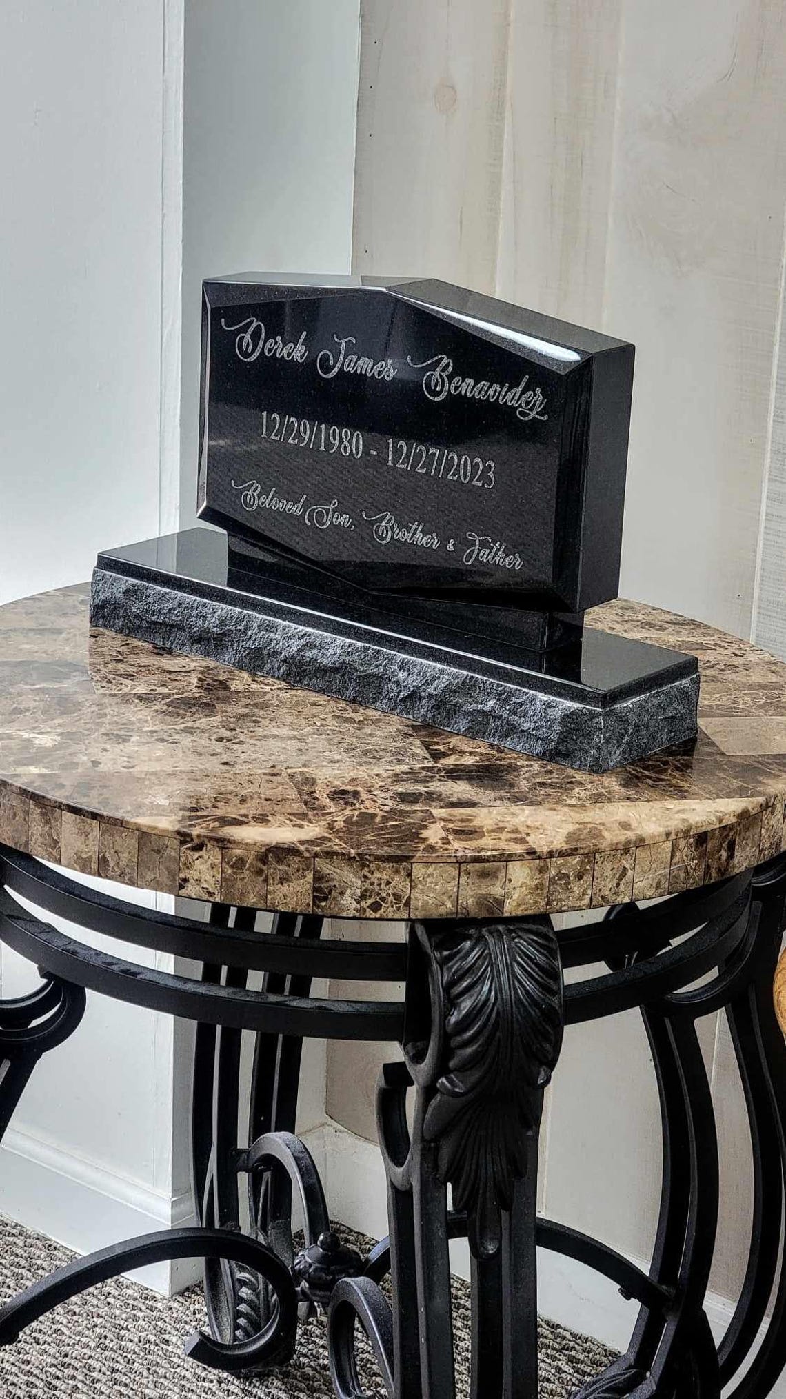 Blank Mini Upright Headstone for Laser Etching, Memorial Stone, Pet ...