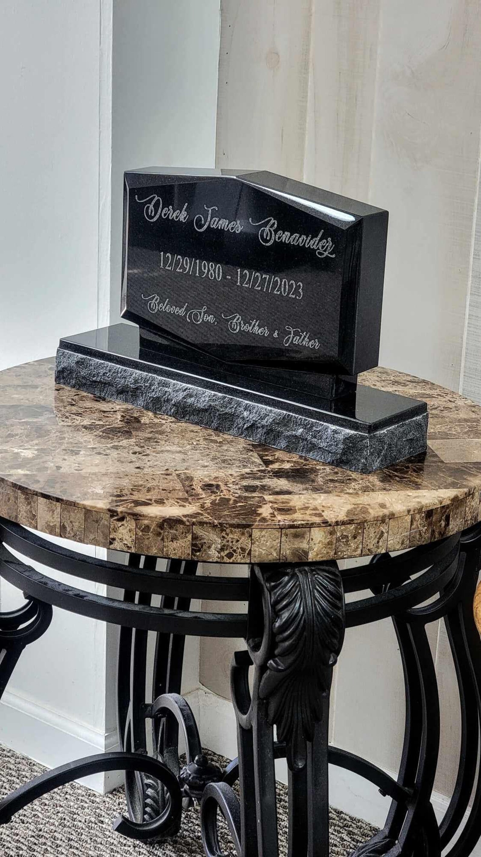 Blank Mini Upright Headstone for Laser Etching, Memorial Stone, Pet ...