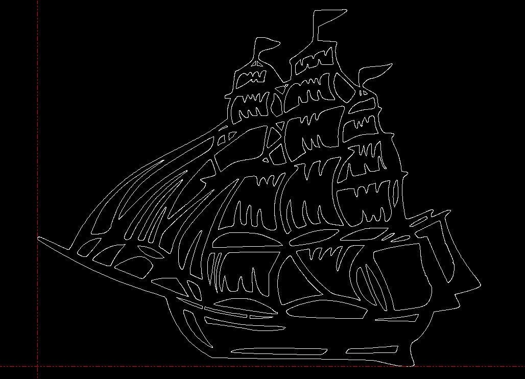 Metal Ship Wall Art Decor, Dxf Digital Download, Wooden Wall, Office ...