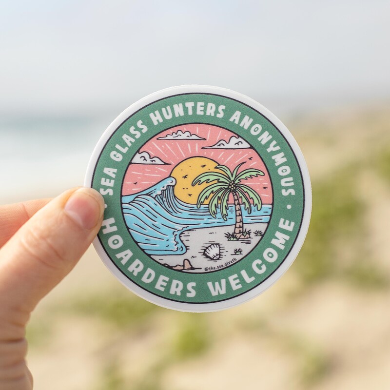 Vinyl Decal for Sea Glass - Etsy