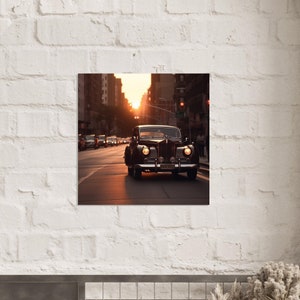Old Money / Vintage / Car Poster / Old Money Aesthetic / Work From Home ...