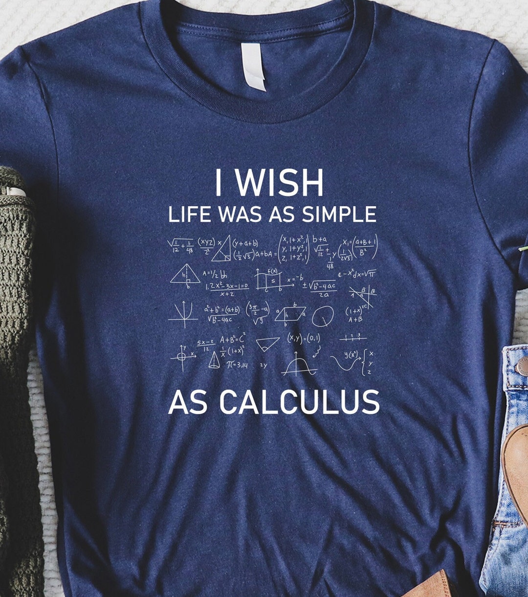Funny Calculus T-shirt, Maths Gift for Students, Teachers Geek Nerds ...