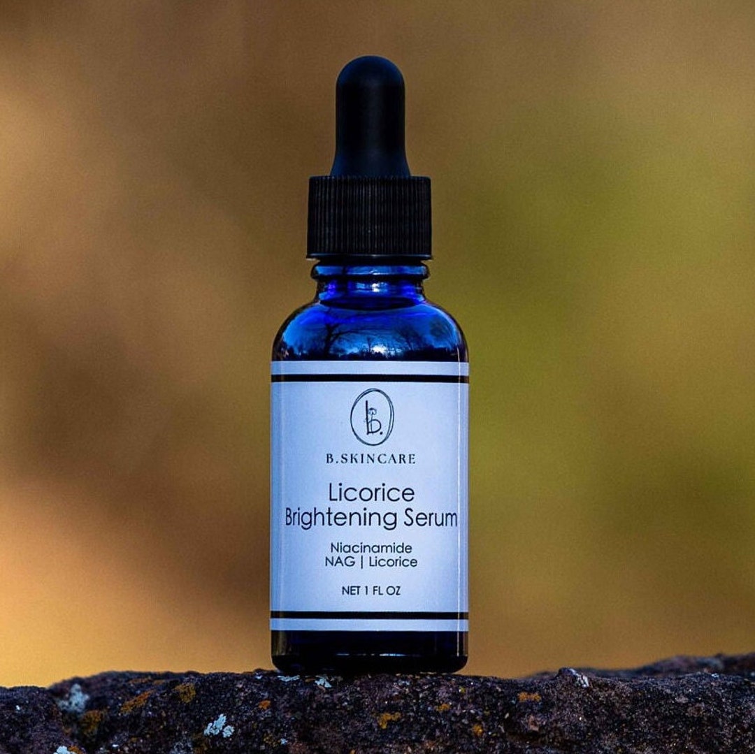 Licorice Brightening Serum - Natural Facial Serum Enriched With ...