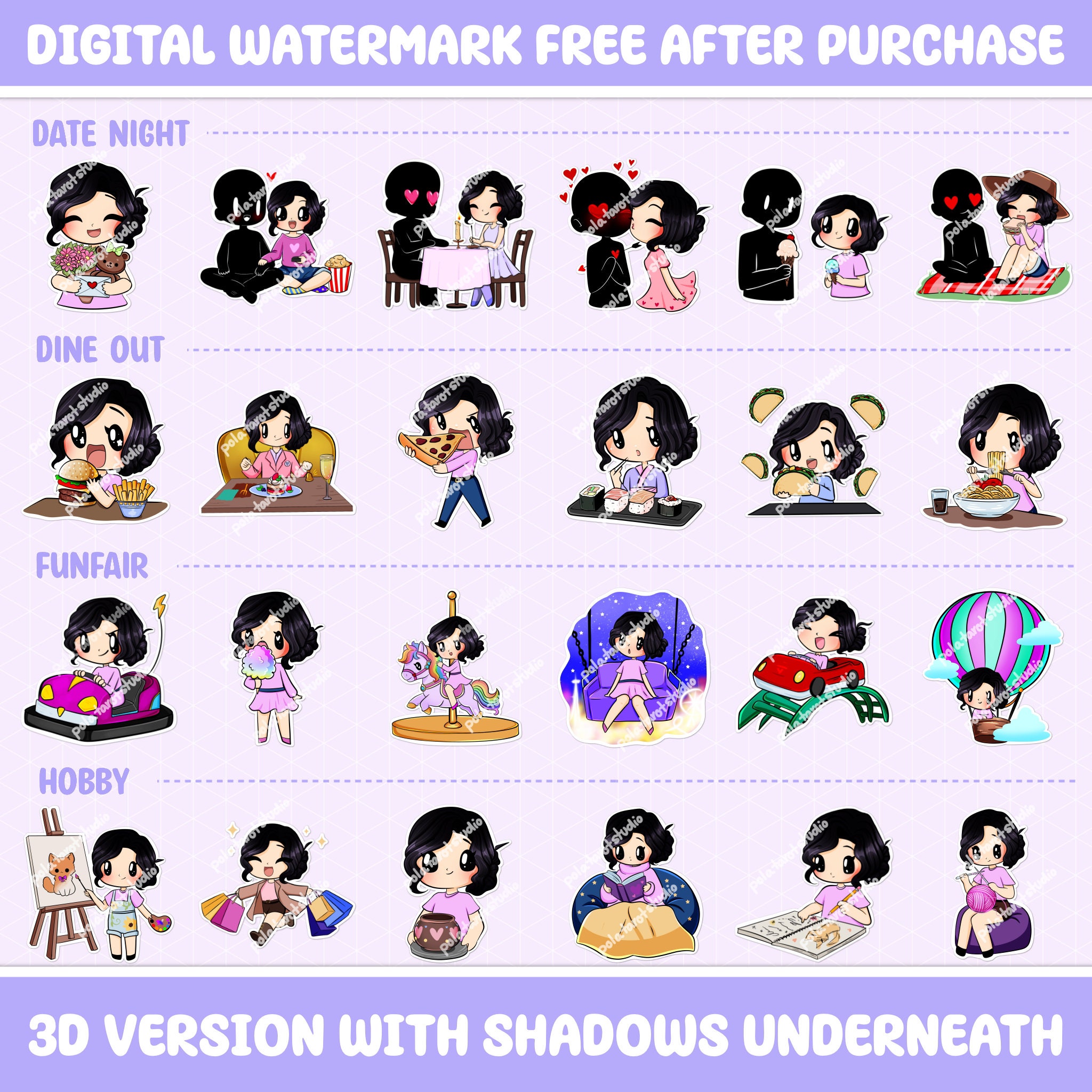 Customizable 240pcs Digital Planner Goodnotes Stickers Mega Pack ELISA ...