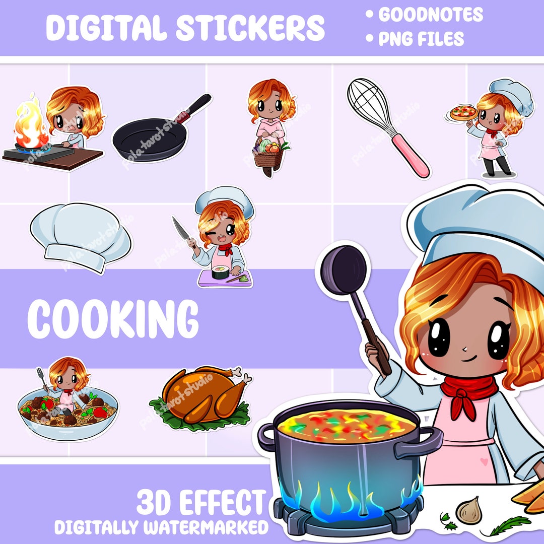 IPad Stickers Png Stickers Lara Ginger Hair Medium Skin Precropped ...