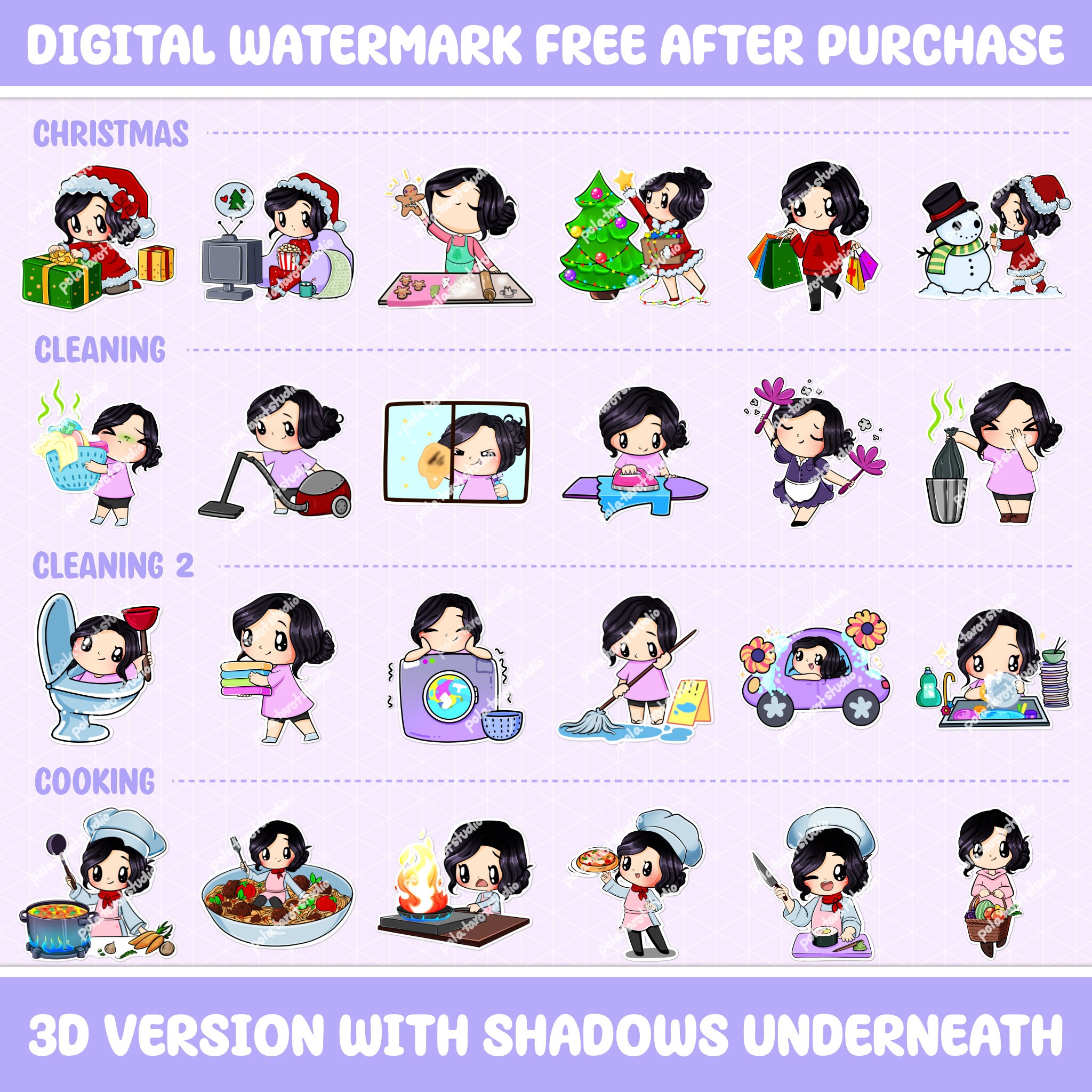 Customizable 240pcs Digital Planner Goodnotes Stickers Mega Pack ELISA ...