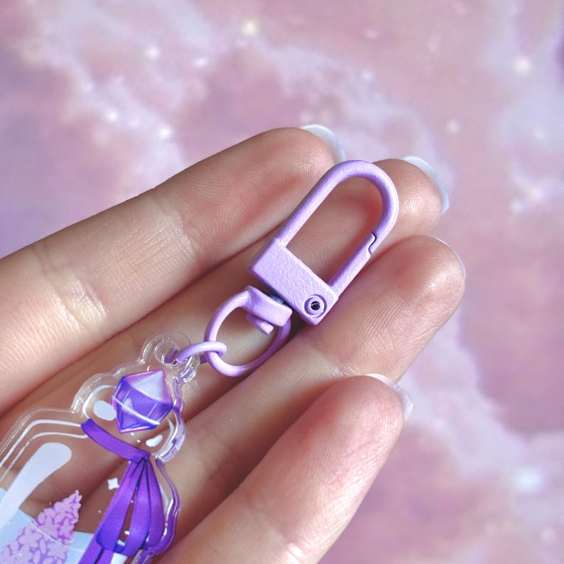 Lilac Potion Keychain - Etsy