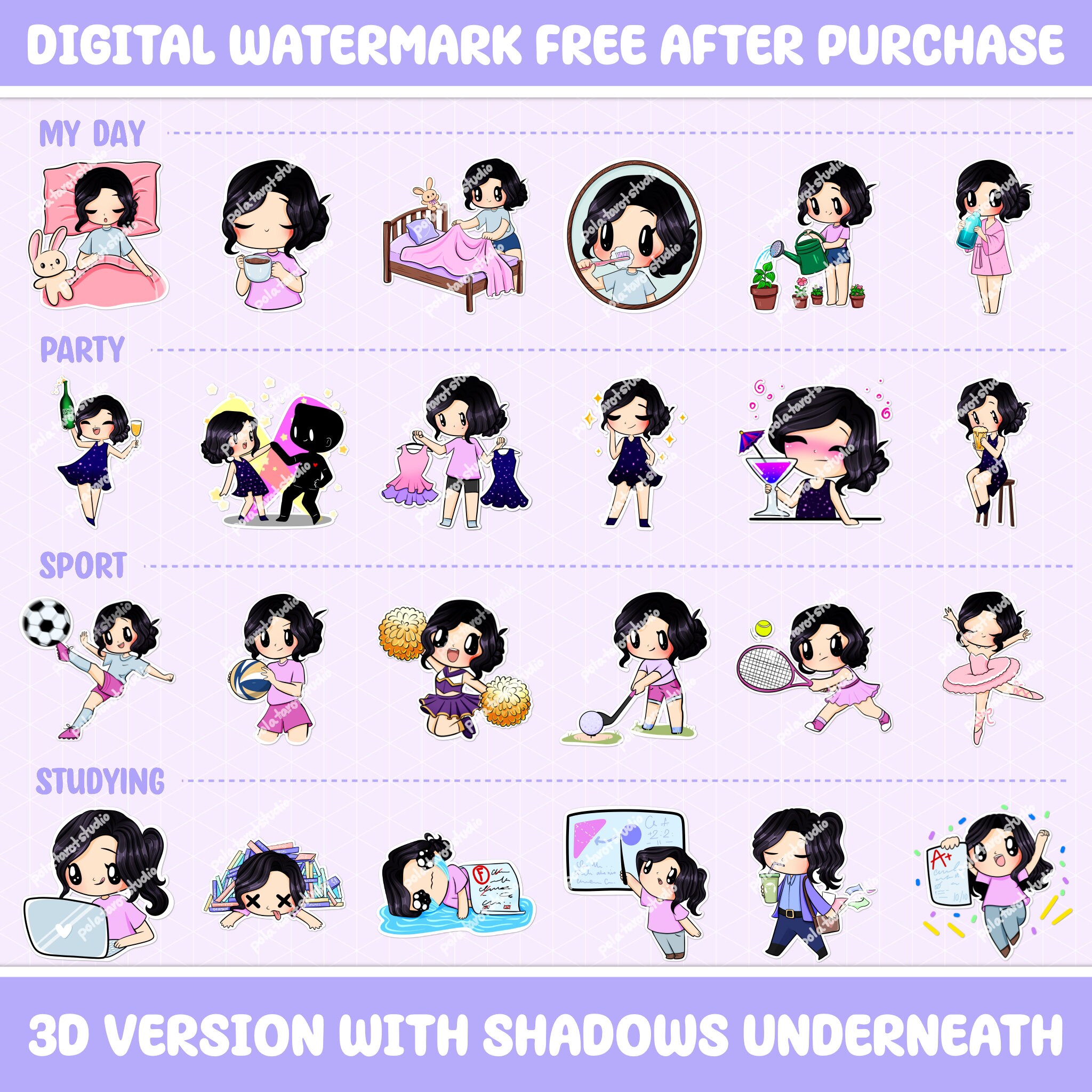 Customizable 240pcs Digital Planner Goodnotes Stickers Mega Pack ELISA ...