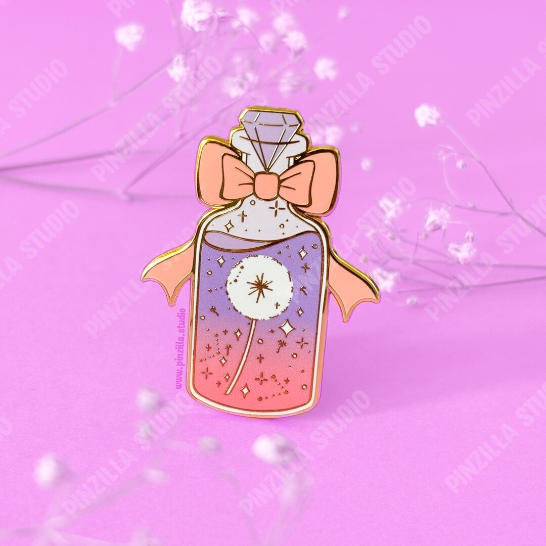 Beautiful Dandelion Potion Enamel Hard Pin - Etsy