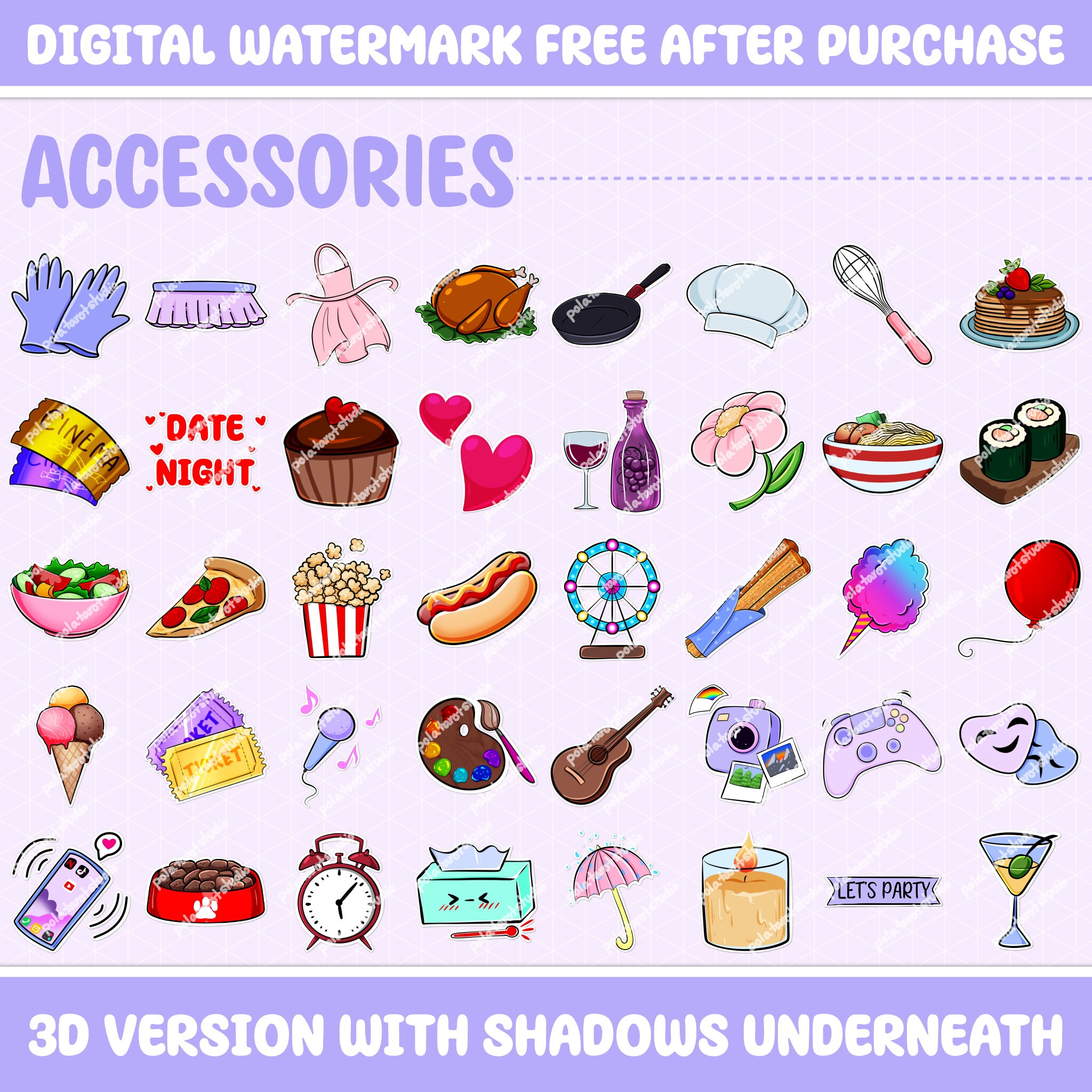 Customizable 240pcs Digital Planner Goodnotes Stickers Mega Pack ELISA ...