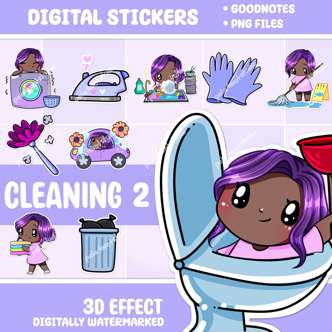 Printable Stickers for Bucket List Emily Dark Skin - Etsy