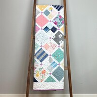Heirloom Baby Quilt, Victorian Scroll Monogrammed Personalized Baby ...
