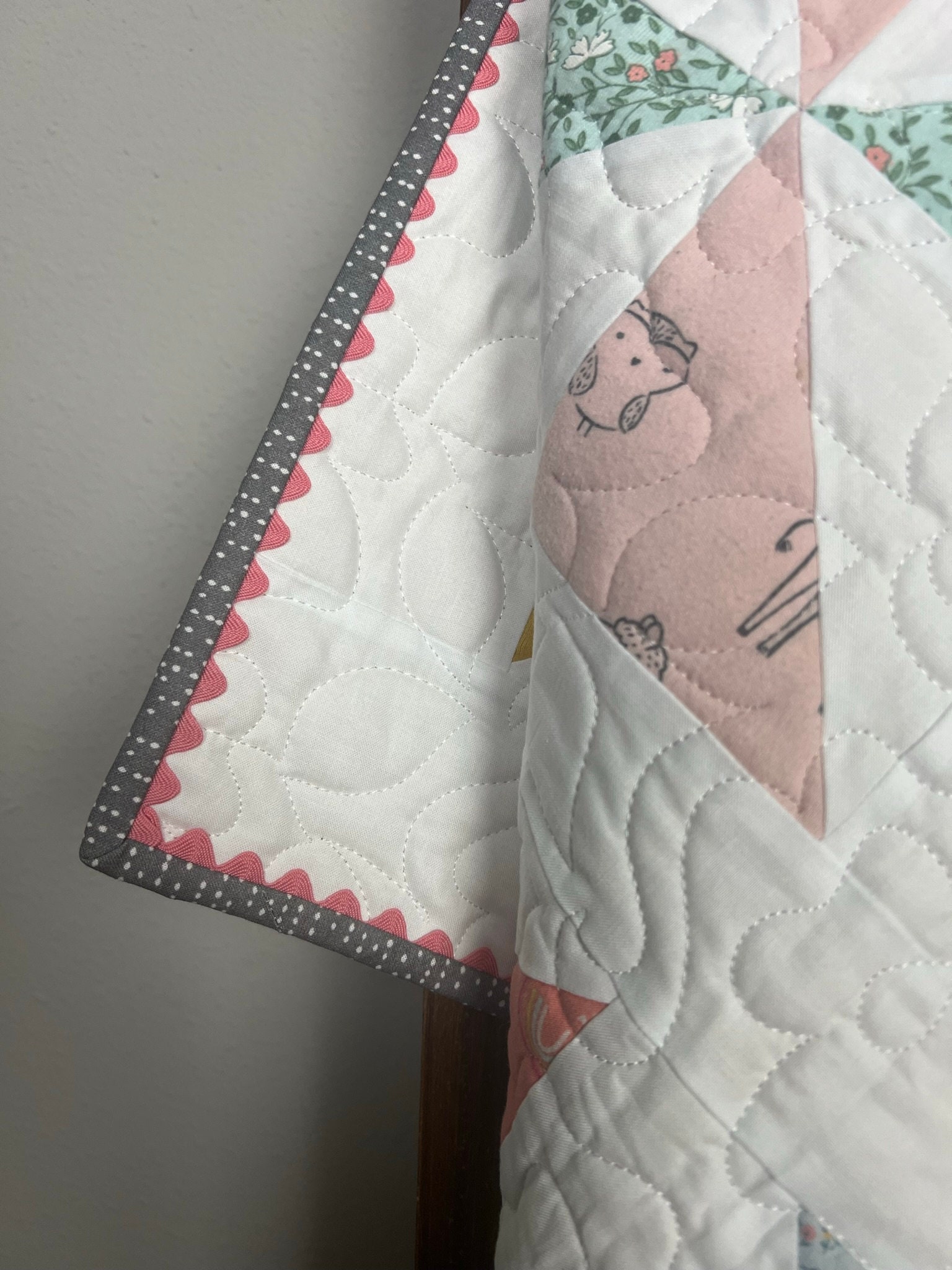 Pinwheel Baby Clothes Quilt DEPOSIT - Etsy