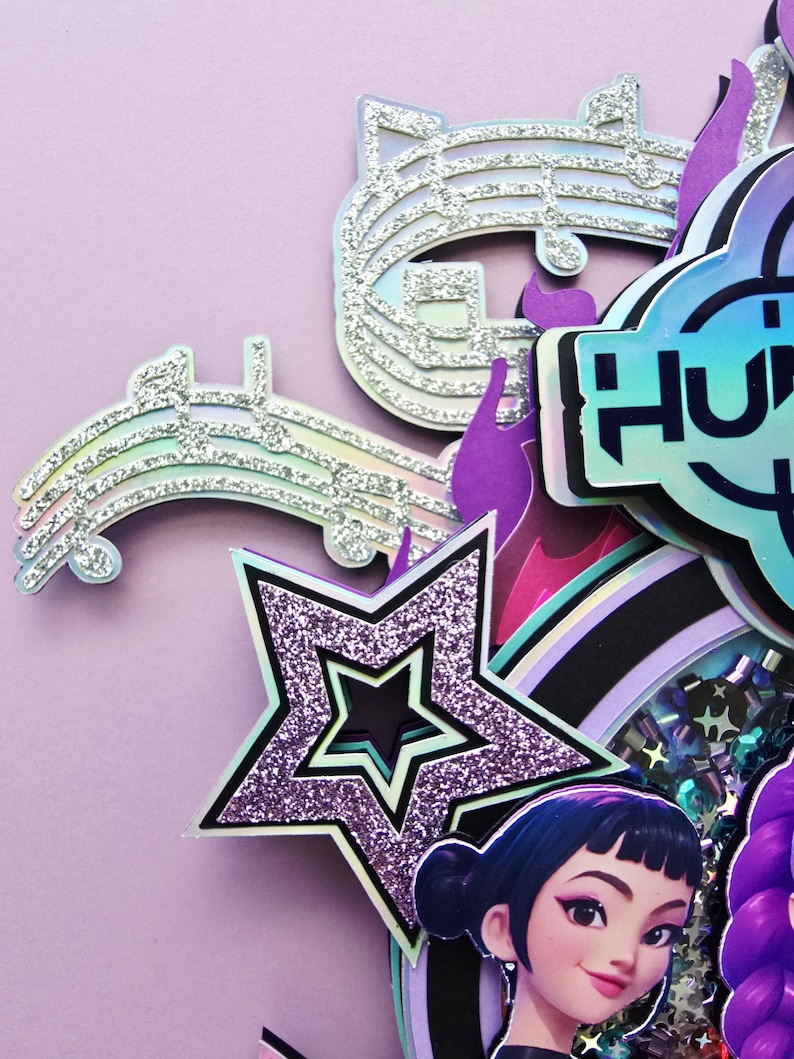 Handmade Kpop Huntrix Cake Topper – Shaker Style Birthday Decor - Etsy ...