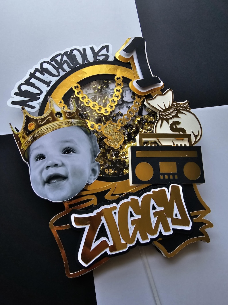 Notorious One Light up Cake Topper - 1st Birthday Party Decoration - Etsy