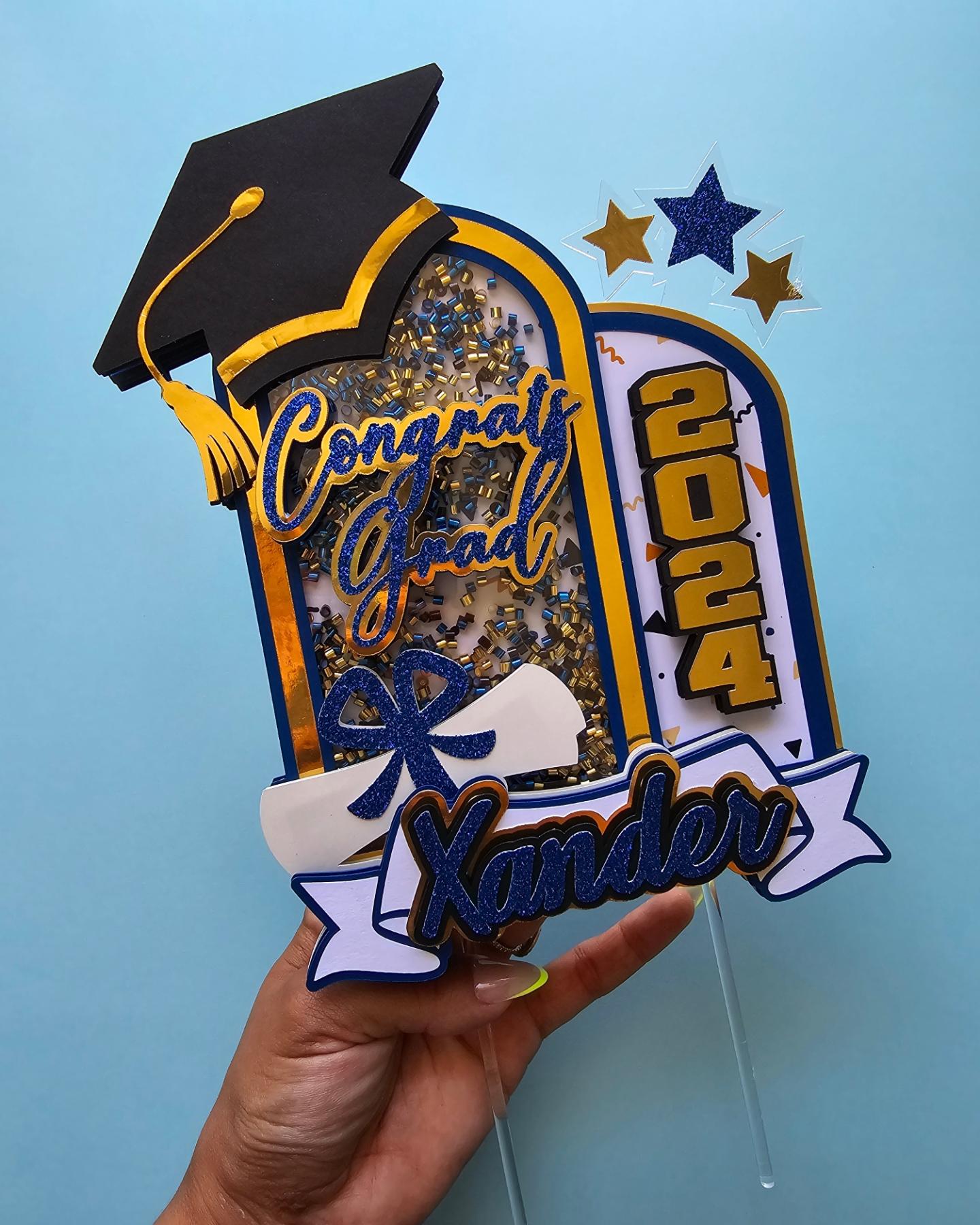 Graduation Cake Topper - Etsy