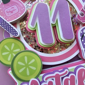 Spa Party Shaker Topper - Relaxing and Fun Birthday Decoration - Etsy