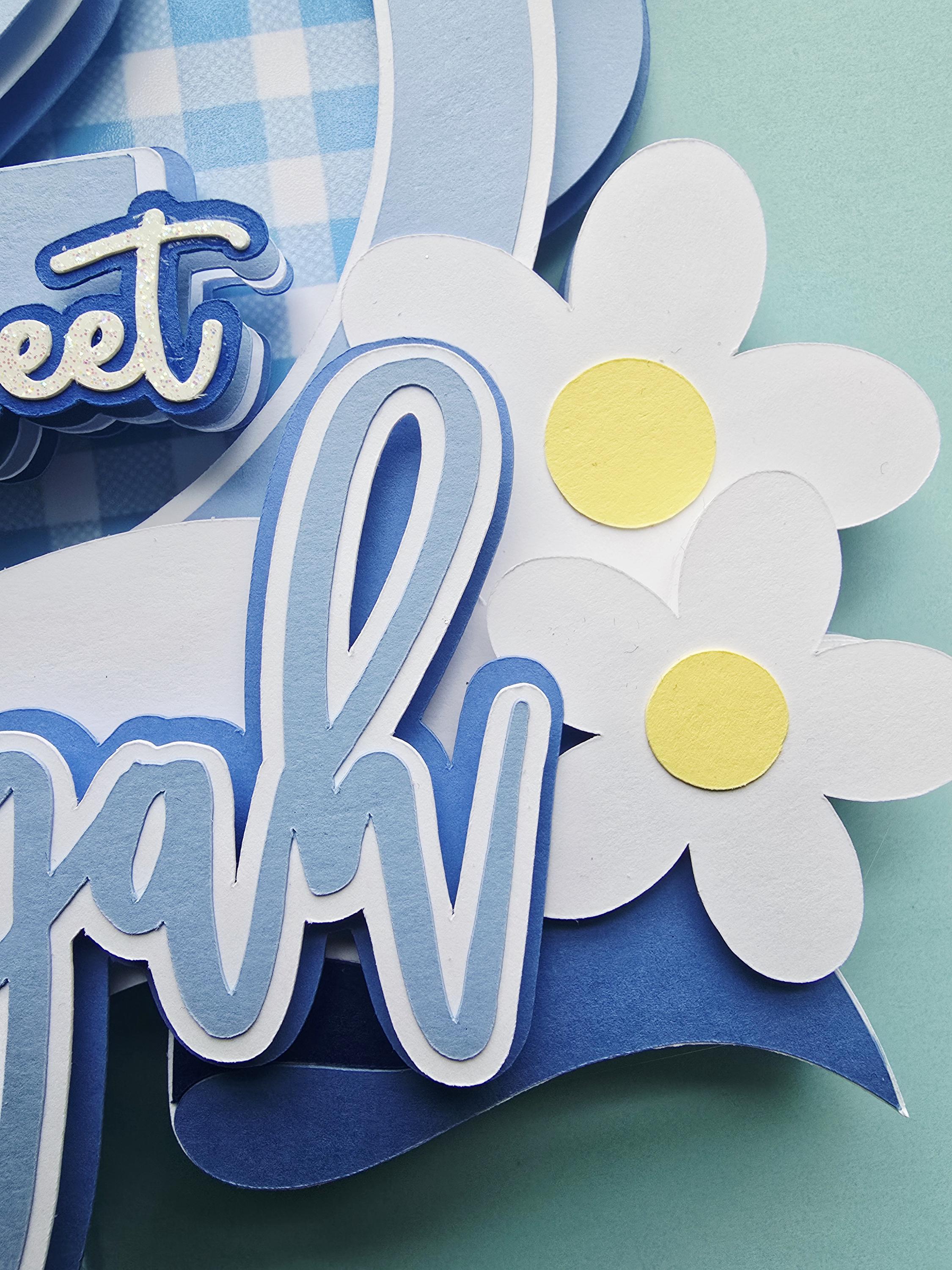 Two Sweet Birthday Cake Topper: Berry Theme, Personalized 2nd Birthday ...