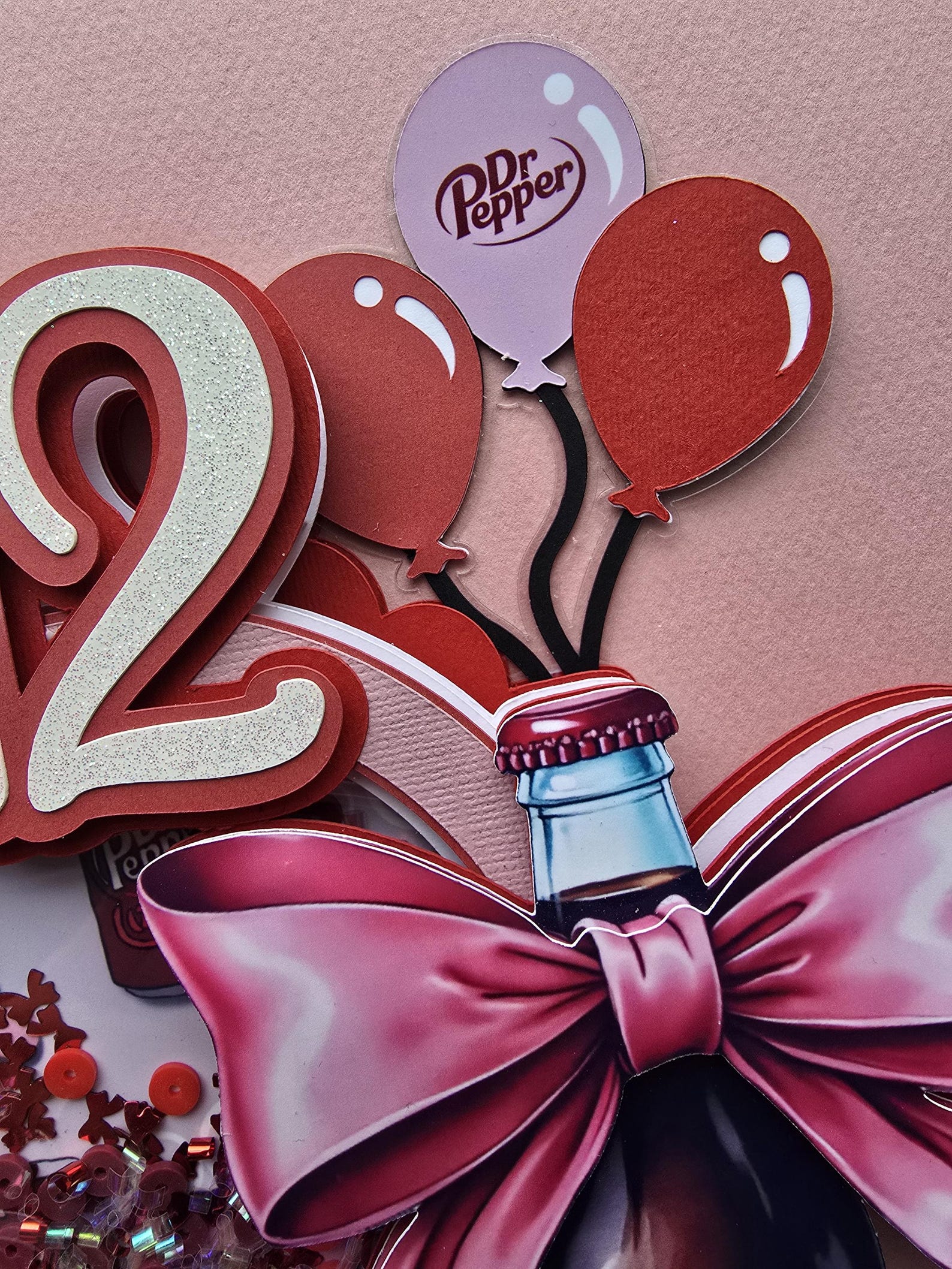 Dr Pepper Birthday Cake Topper – Coquette Cake Topper - Personalized ...