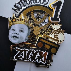 Notorious One Light up Cake Topper - 1st Birthday Party Decoration - Etsy