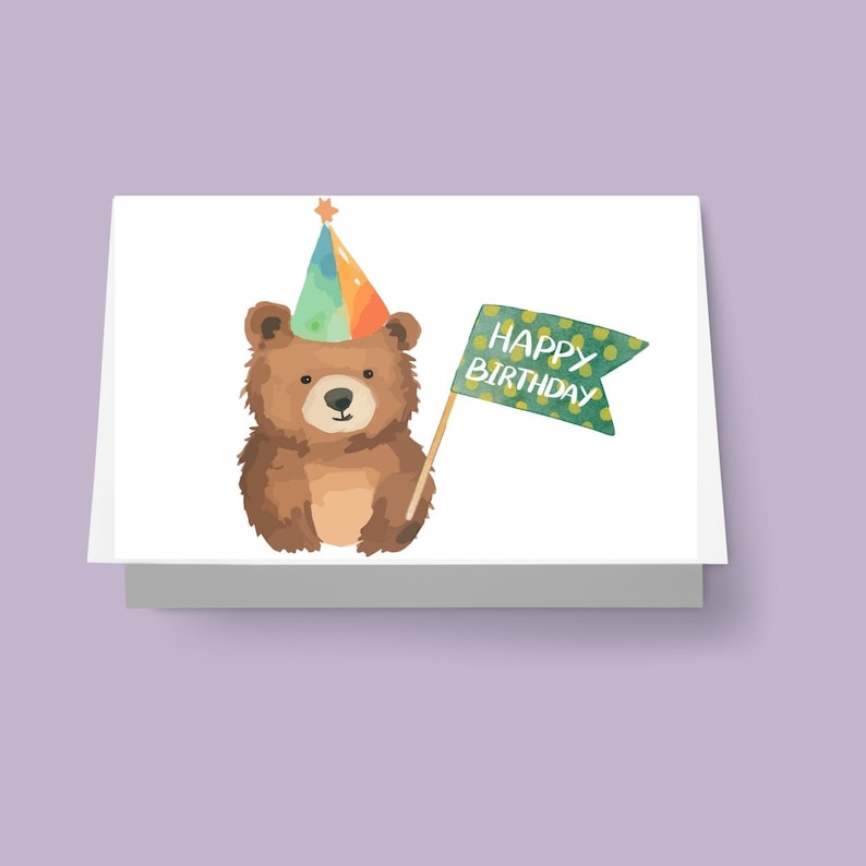Printable Birthday Card Birthday Card Presents Happy - Etsy